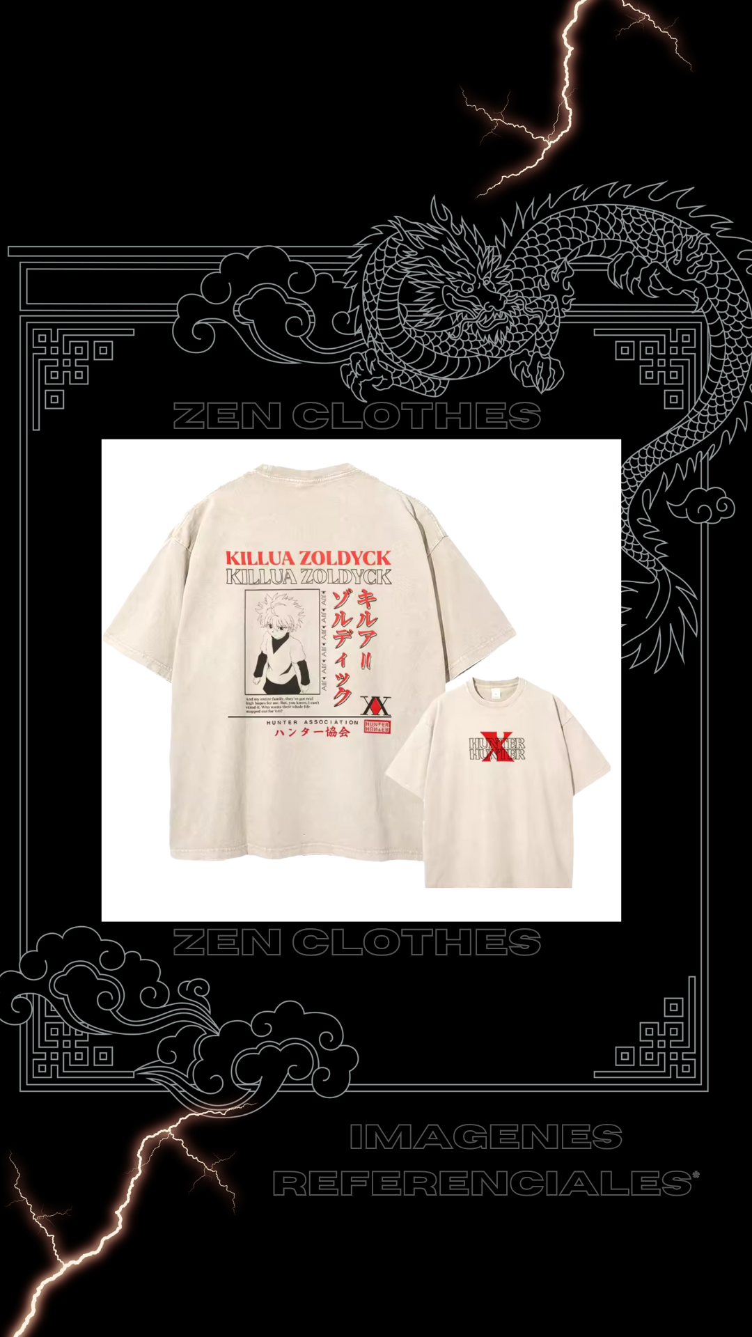 Polera "killua Zoldyck" – Zen Store